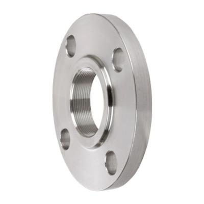 China 316 Stainless Steel Threaded Flange 1/2 Inch Pipe Size 3/4 Inch OD for sale