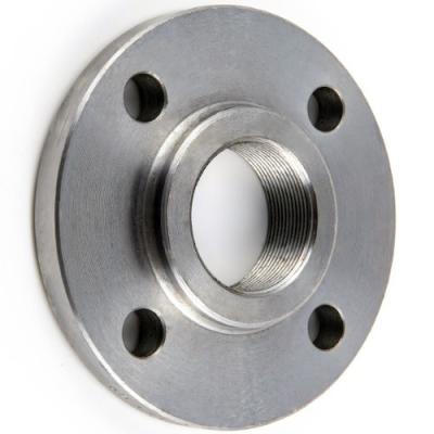 China Stainless Steel Threaded Flange Pipe Fitting 150LB 3000LB 6000LB Forged for sale