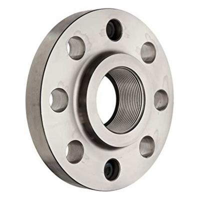 China ASTM A182 304L 316L Stainless Steel Threaded Flange Forged Pipe Fittings Custom Size for sale