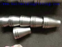 China SS904L UNS S32750 Stainless Steel Reducer 1-96 Inch Butt Weld Pipe Fitting for sale