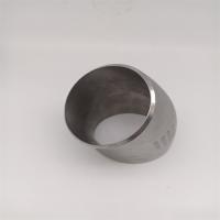 China 3 Inch 45 Degree Long Radius Stainless Steel Butt Weld Elbow DN80 SCH40 for sale