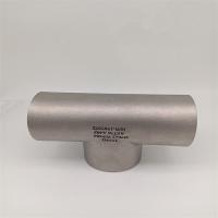 China 304 Stainless Steel Equal Tee 3 Way Butt Welded Pipe Fitting 1/2-6 Inch Water Gas Oil for sale