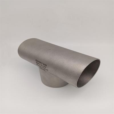 China 304 Stainless Steel Equal Tee 3 Way Butt Welded Pipe Fitting 1/2-6 Inch Water Gas Oil for sale