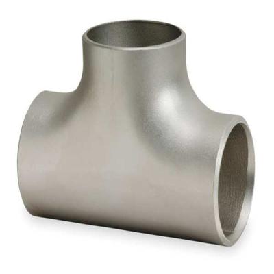China Stainless Steel Equal Tee 3 Way Butt Welded Pipe Fitting 1/2-6 Inch for Water Gas Oil for sale