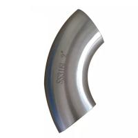 China ASTM A403 WP316 Stainless Steel 90 Degree Elbow 3 Inch Curved Tube Fitting for Reverse Osmosis for sale