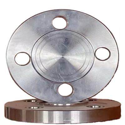 China ASTM A350 LF1 2 Inch Class 400 Blind Flange ASME B16.5 Flat Face Carbon Steel for sale