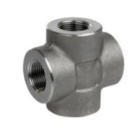 China Stainless Steel 316 316L Socket Weld Cross Fitting 1/2 Inch for Oil Water for sale