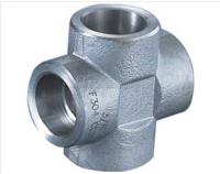 China 1 Inch 3000# Forged Stainless Steel 316L Socket Weld Cross Fitting for sale
