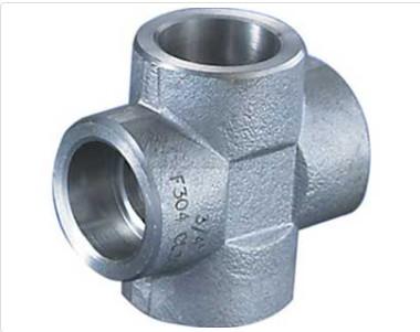 China 1 Inch 3000# Forged Stainless Steel 316L Socket Weld Cross Fitting for sale
