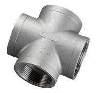 China Stainless Steel 304 Socket Weld Cross ASME B16.11 1/2 Inch Pipe Fitting for Oil Water for sale