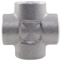 China ANSI B16.11 Forged Socket Weld Cross 1/2 inch 3000# Carbon Steel Pipe Fitting for Oil Gas for sale