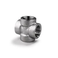 China Cross Stainless Steel 316 4 Way Connector Socket Weld Fitting for sale