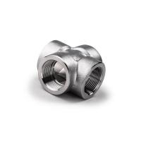 China Cross Stainless Steel 316 Socket Weld Fitting 4 Way Connector for sale