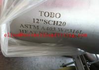China ASTM A403 Seamless Stainless Steel 90 Degree Elbow DN15-DN1200 Sch5-Sch160 for sale
