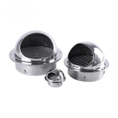China Stainless Steel Round Kitchen Wall Exhaust Waterproof Ventilation Mushroom Pipe Air Vent Cap Cover 4 Inch for sale