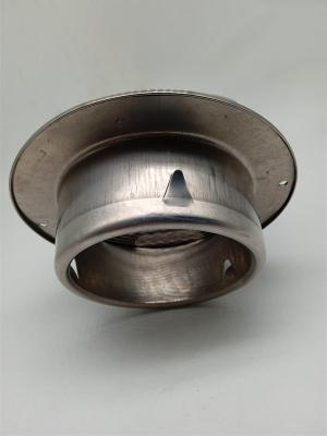 China 6 Inch 304 Stainless Steel Round Wall Vent Cover Ventilation Grill 0.4mm Thick for sale