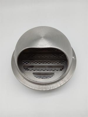 China Stainless Steel 304 Air Vent Exhaust Grille Wall Ceiling Ducting Cover Outlet 100mm 150mm for sale