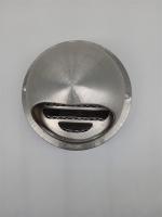 China 6 Inch 304 Stainless Steel Wall Vent Round Cover Ventilation Grill 0.4mm Thick for sale