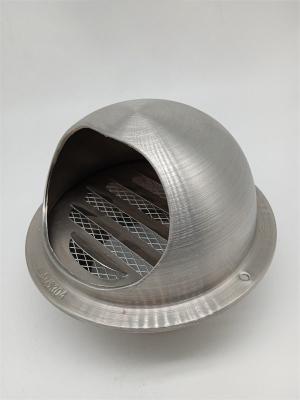 China Stainless Steel 304 Wall Vent Outlet Heating Cooling Waterproof Air Vent Cap 6 inch 150mm for sale