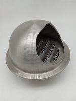China Stainless Steel 304 Wall Vent Outlet Heating Cooling Waterproof Air Vent Cap 60mm to 300mm for sale