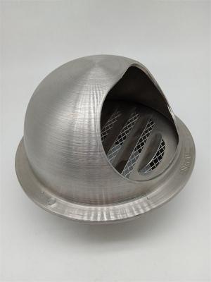 China Stainless Steel 304 Wall Vent Outlet Heating Cooling Waterproof Air Vent Cap 60mm to 300mm for sale