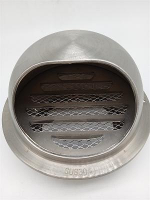 China Air Vent Cap Wall Vent Round External Extractor Exhaust Covers 304 Ss for sale