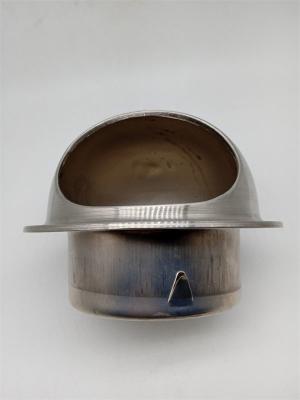 China 8 Inch 304 Stainless Steel Wall Vent Cap Round Ventilation Grill Cover 0.4mm for sale