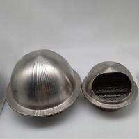 China 304 Stainless Steel Round Air Vent Cover 5 Inch Outdoor Silver Duct Vent for sale