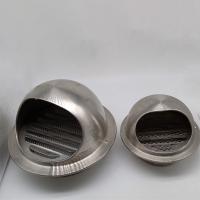 China 304 Stainless Steel Round Air Vent 10 Inch Thickening 0.4mm Heating Cooling Outlet Cover for sale