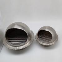 China 304 Stainless Steel Round Air Vent 5 Inch Thickening 0.4mm Welding Connection for sale