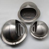 China 4 Inch 304 Stainless Steel Round Air Vent Cover for Heating Cooling Outlet 0.4mm for sale