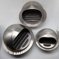 China 304 Stainless Steel Round Air Vent 4 Inch Welding Duct Cover Outlet Heating Cooling for sale