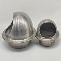 China 4 Inch Stainless Steel Round Kitchen Wall Exhaust Waterproof Ventilation Mushroom Air Vent Cap Cover for sale
