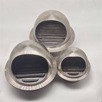 China 6 Inch Stainless Steel Round Kitchen Wall Exhaust Waterproof Ventilation Mushroom Air Vent Cap Cover 115mm for sale