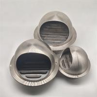 China 6 Inch Stainless Steel Wall Kitchen Vent Cover Exhaust Pipe Air Vent Cap 115mm for sale