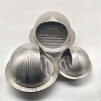 China 5 Inch Stainless Steel Wall Kitchen Vent Cover Round Exhaust Air Vent Cap 115mm for sale