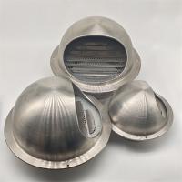 China 3 Inch Stainless Steel Wall Kitchen Vent Cover Round Exhaust Air Vent Cap 76mm for sale