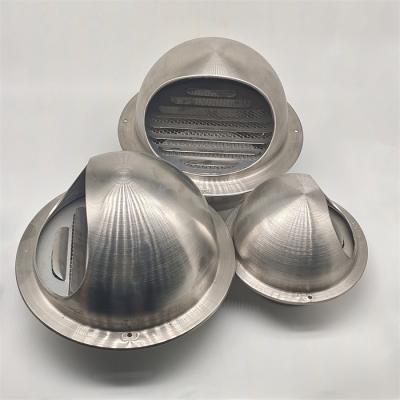 China 3 Inch Wall Ceiling Grille Ducting Cover Outlet Heating Cooling Waterproof Air Vent Cap 76mm for sale