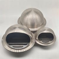 China 10 Inch Wall Ceiling Grille Ducting Cover Outlet Heating Cooling Waterproof Air Vent Cap 95mm for sale