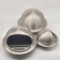 China Seamless Stainless Steel Wall Vent Cap 6 Inch Round A312 304 Air Ventilation Grill for sale