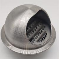 China 6 Inch Stainless Steel Round Air Vent Cap Cover Waterproof Wall Exhaust Ventilation Mushroom Pipe for sale