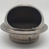 China 5 Inch Stainless Steel Round Air Vent Cap Cover Waterproof Kitchen Exhaust Wall Ventilation Mushroom Pipe for sale