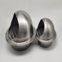 China 6 Inch Stainless Steel Wall Vent Cover Rainproof Dryer Exhaust Air Vent Cap for Outside Ventilation for sale