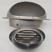 China Stainless Steel Round Air Vent Diffuser 3 Inch Wall Exhaust Cover Waterproof for sale