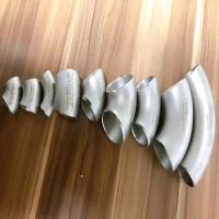 China 45 Degree Short Radius Elbow BE Seamless ASTM A403 WP S31254 Stainless Steel Tubing Connectors for sale
