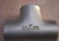 China ASME B16.9 Equal Tee 2 Inch SCH40 Butt Welding Stainless Steel Seamless Pipe Fitting for sale