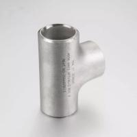 China ASME B16.9 Duplex Stainless Steel 2205 2507 254SMO Butt Weld Equal Tee 1/2 to 48 Inch for sale