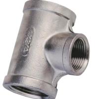 China ASTM A182 F304 1/2 Inch Sch160 3000# Female Thread Tee Pipe Fitting Forged for sale