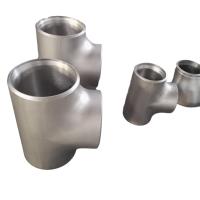 China ASME B16.9 Carbon Steel Butt Weld Reducing Tee 1/2 to 48 Inch Seamless Welded for sale