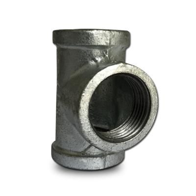 China ANSI B16.9 Concentric Reducer Tee 12 Inch Malleable Iron Pipe Fitting 1/2-6 Inch for sale
